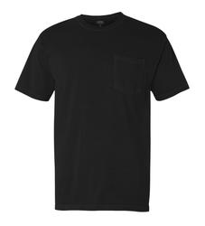 RW Rugged Wear® Men's Black Heavyweight Crew Pocket T-Shirt - Large at ...
