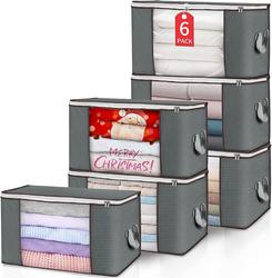 90L Foldable Gray Storage Bin - 6 Pack at Menards®