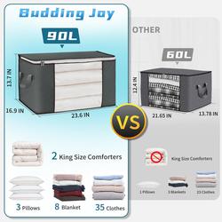 90L Foldable Gray Storage Bin - 6 Pack at Menards®