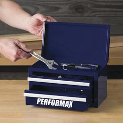 Performax® 2-Drawer Blue Steel Mini Tool Box at Menards®