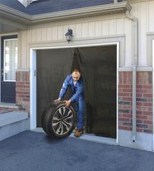 Magnetic Mesh 9' x 7' Single Car Hands-Free Garage Door Screen at Menards®