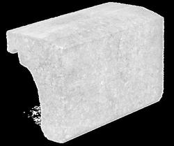 Novabrik 8" Marble White Smooth Wainscot Cap 8" x 4-1/8" x 3-3/4" at ...