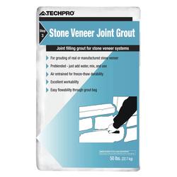 TechPro Stone Veneer White Joint Grout - 50 lbs at Menards®