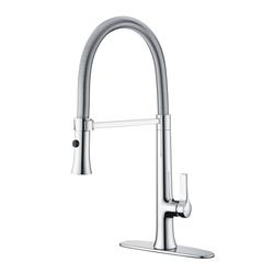 Ultra Faucets Nita Spring Spout Polished Chrome Kitchen Faucet at Menards®