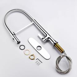 Ultra Faucets Nita Spring Spout Polished Chrome Kitchen Faucet at Menards®