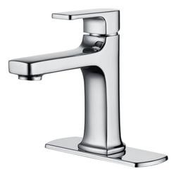 Ultra Faucets Dean One-Handle Polished Chrome Bathroom Sink Faucet at ...
