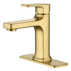 Ultra Faucets Dean One-Handle Brushed Gold Bathroom Sink Faucet at Menards®