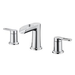 Ultra Faucets Sozu Two-Handle Widespread Polished Chrome Bathroom Sink ...