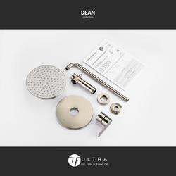 Ultra Faucets Dean One-Handle Brushed Nickel Tub and Shower Trim at ...