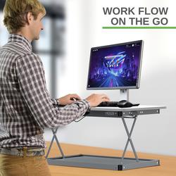 Uncaged Ergonomics® Mini Adjustable Standing Desk Converter at Menards®