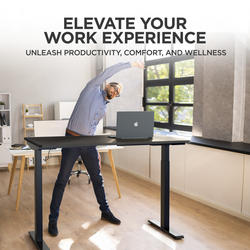 Uncaged Ergonomics® 48" x 30" Standing Desk - Black at Menards®
