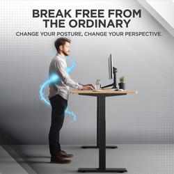 Uncaged Ergonomics® Electric Adjustable Standing Desk at Menards®