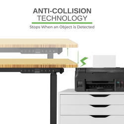 Uncaged Ergonomics® Electric Adjustable Standing Desk Frame Base at ...