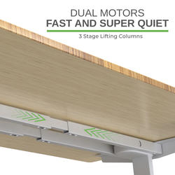 Uncaged Ergonomics® Electric Adjustable Standing Desk at Menards®