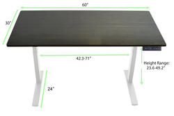 Uncaged Ergonomics® Electric Adjustable Standing Desk at Menards®