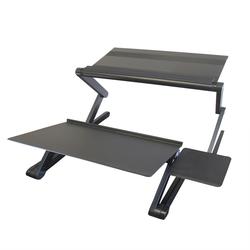 Uncaged Ergonomics® Black Adjustable Standing Desk at Menards®
