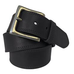 RW Rugged Wear® 32" Men's Black Leather Cut Edge Stitched Belt at Menards®