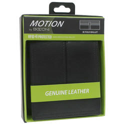 Motion by Boconi Black Leather Bi-fold Wallet at Menards®