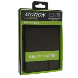Motion by Boconi Brown Leather Compact Card Case Wallet at Menards®