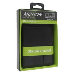 Motion by Boconi Black Leather Compact Card Case Wallet at Menards®