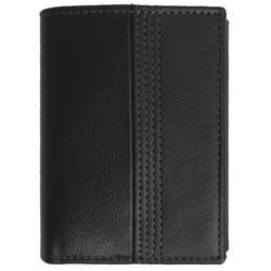 Motion by Boconi Black Leather Tri-fold Wallet at Menards®