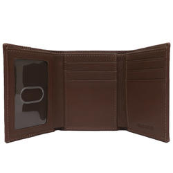 Motion by Boconi Cognac Leather Tri-fold Wallet at Menards®