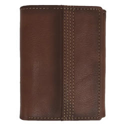 Motion by Boconi Cognac Leather Tri-fold Wallet at Menards®