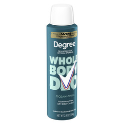 Degree Men Whole Body Deo Ocean Chill Underarm Deodorant & Body Spray ...