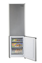 Unique® 8.7 cu.ft. Stainless Steel Bottom-Freezer Refrigerator at Menards®