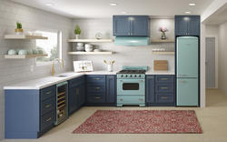 Unique® 30" 3.9 cu.ft. Ocean Mist Turquoise Gas Range at Menards®