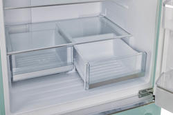 Unique® 17.7 cu.ft. Ocean Mist Turquoise Retro Bottom-Freezer ...