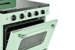 Unique® 30" 3.9 cu.ft. Summer Mint Green Retro Electric Range (Smooth ...