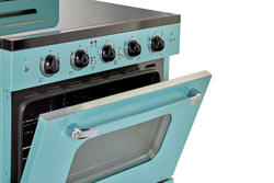 Unique® 30" 3.9 cu.ft. Ocean Mist Turquoise Retro Electric Range ...