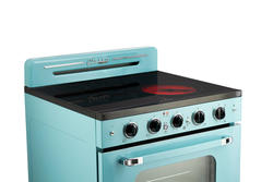 Unique® 30" 3.9 cu.ft. Ocean Mist Turquoise Retro Electric Range ...