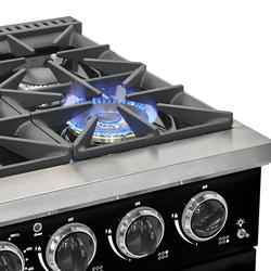 Unique® 36" 5.2 cu.ft Midnight Black Retro Gas Range at Menards®