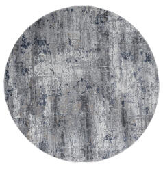 United Weavers® Cascades Grey Abstract 7'10" Round Area Rug at Menards®
