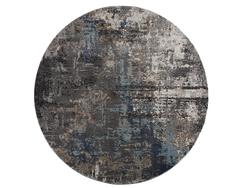 United Weavers® Portsmouth Splash Blue/Gray 7'10" Round Area Rug at ...