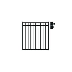 Yardworks Asbury 4x4 Black Straight Gate at Menards®