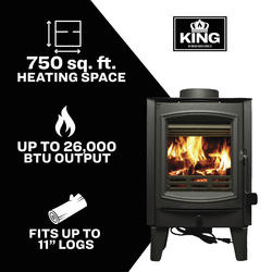 King Wood Burning Stove (750 sq.ft.) at Menards®