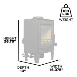 King Wood Burning Stove (750 sq.ft.) at Menards®