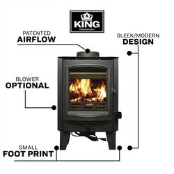 King Wood Burning Stove (750 sq.ft.) at Menards®