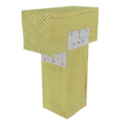 MiTek® 6" x 6" Triple Zinc Rough Post to Beam Connector at Menards®