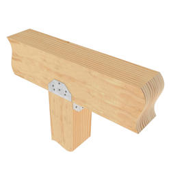 MiTek® 6" x 6" G90 Steel Post to Beam Connector at Menards®