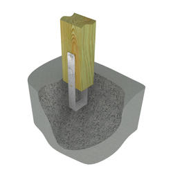 MiTek® 4" x 6" G90 Steel Heavy Column Base at Menards®