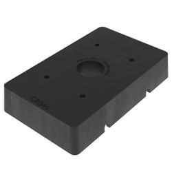 MiTek® 4" x 6" Black Composite Post Base at Menards®