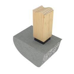 MiTek® 6" x 6" Black Composite Post Base at Menards®