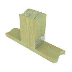 MiTek® 6" x 6" Triple Zinc Rough Post Anchor at Menards®