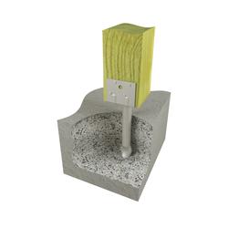 MiTek® 4" x 4" Triple Zinc Elevated Post Base at Menards®