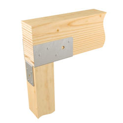 MiTek® 4" x 6" G90 Steel End Post to Beam Connector at Menards®
