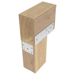 MiTek® 6" x 8" G90 Steel End Post to Beam Connector at Menards®